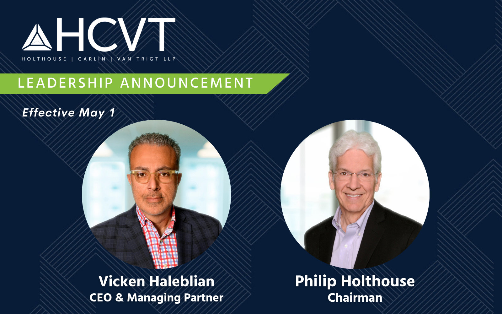 Accounting Firm HCVT Expands Leadership Team: Holthouse Carlin & Van ...